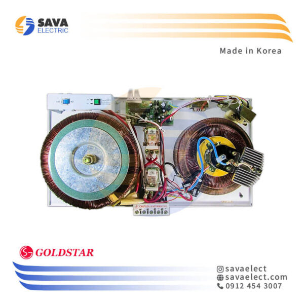 خرید استابلایزر تک فاز سروو موتوری 8KVA دیواری LG-1P-8K-W گلداستار کره ⚡ساوا الکتریک